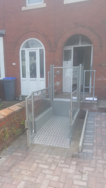 Pollock Steplift Install in Blackpool – Aline Mobility