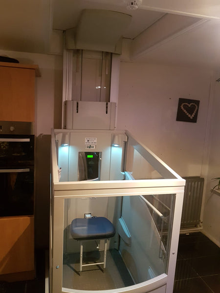 ‘New Pollock Vertical Lift Install Blackburn, Lancs’ – Aline Mobility