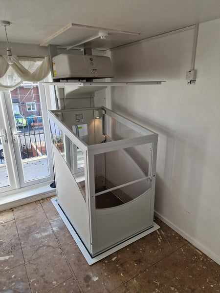 Full New Installation of Pollock Through floor Vertical home lift for ...